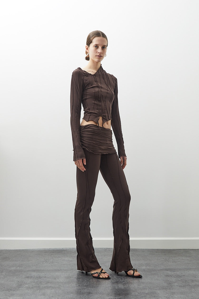 Skirt Pants (Chocolate) – Solari Studio