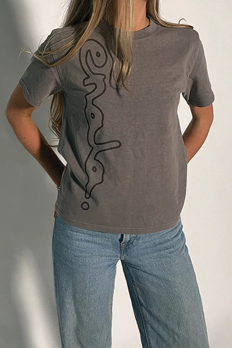 Enala Tee - Slate – Solari Studio