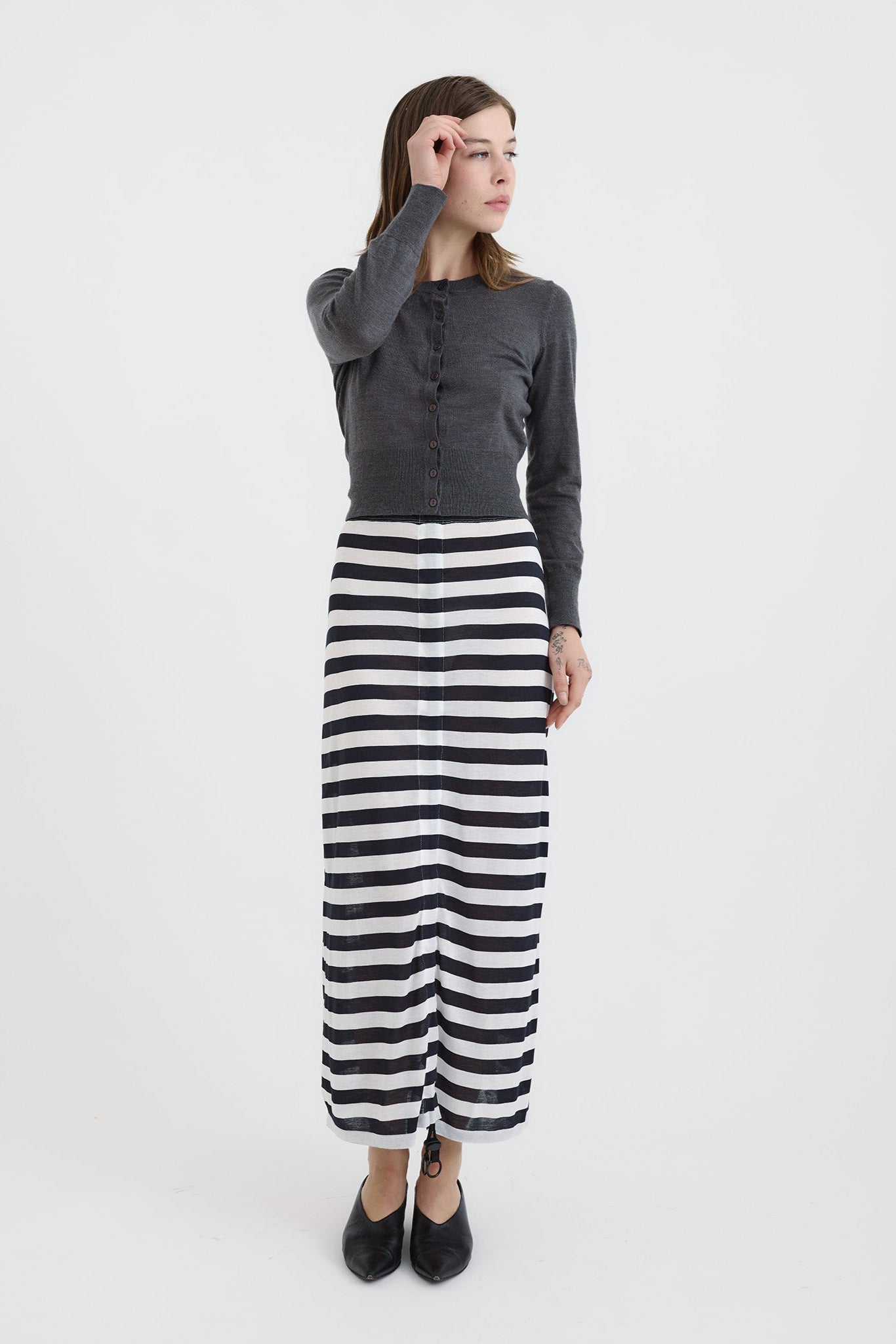 Monochrome Manipulator Skirt – Solari Studio